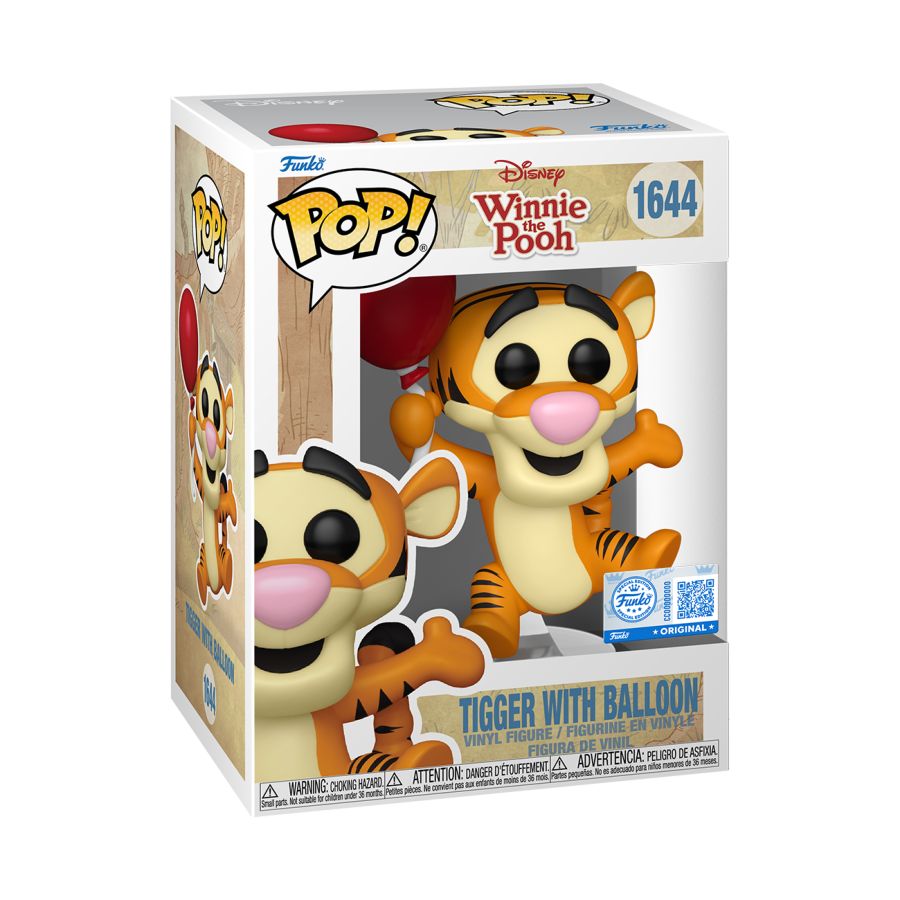 Winnie the Pooh - Tigger with Balloon Pop! Vinyl – Dee Pop Culture and ...