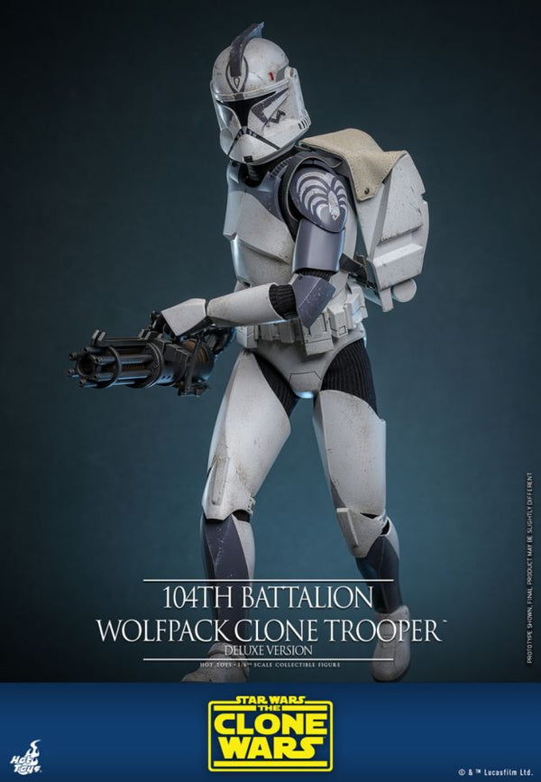 Star Wars - 104th Battalion Wolfpack Clone Trooper Deluxe 1:6 Scale Co ...