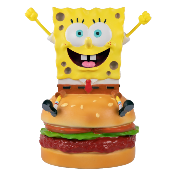 SpongeBob SquarePants - SpongeBob on Hamburger Resin Statue – Dee Pop ...