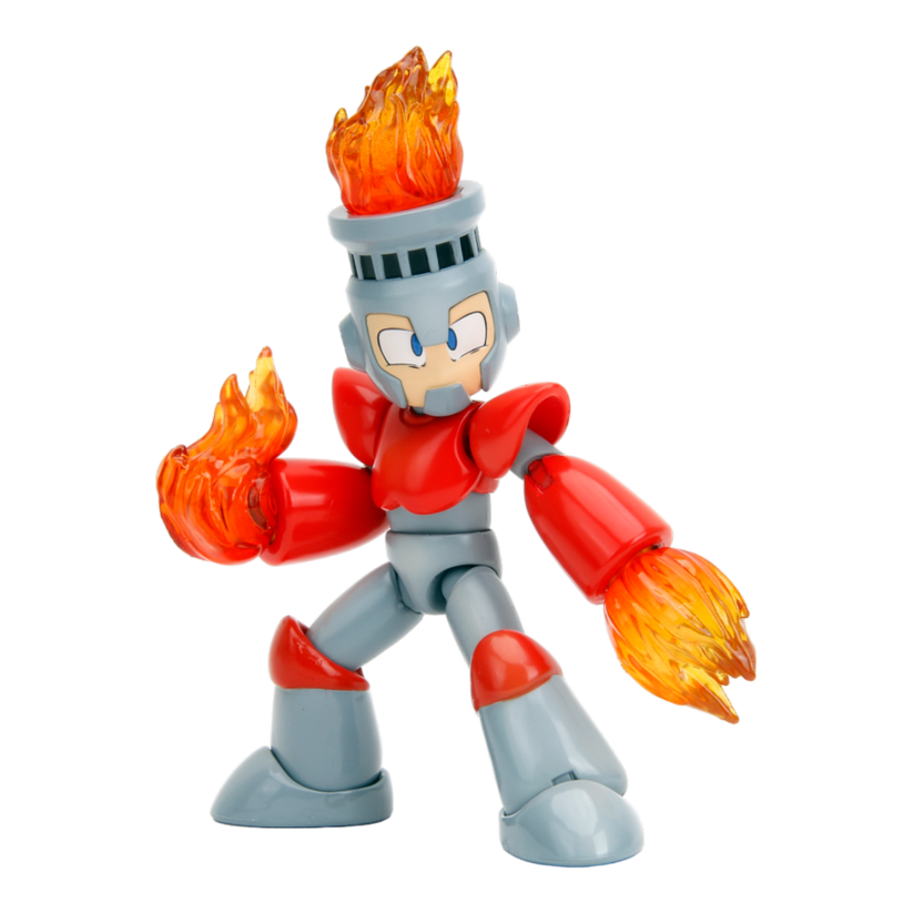 Mega Man - Fire Man 4.5" Action Figure – Dee Pop Culture and Gifts
