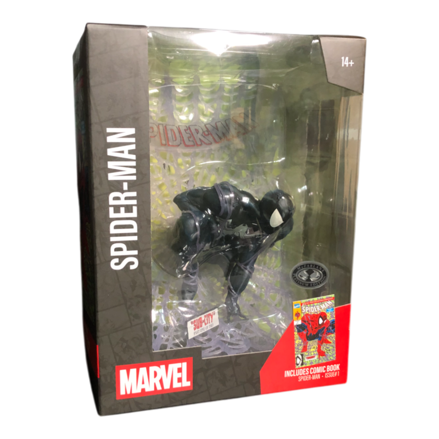 Marvel Comics - Spider-Man (Black Suit) 1:6 Scale Figure [Chase] – Dee ...