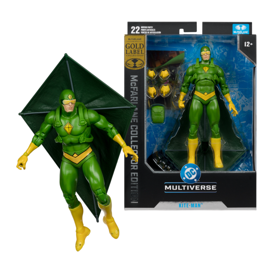 DC - Kite Man Collector Edition 7" Action Figure [Gold Label] – Dee Pop ...
