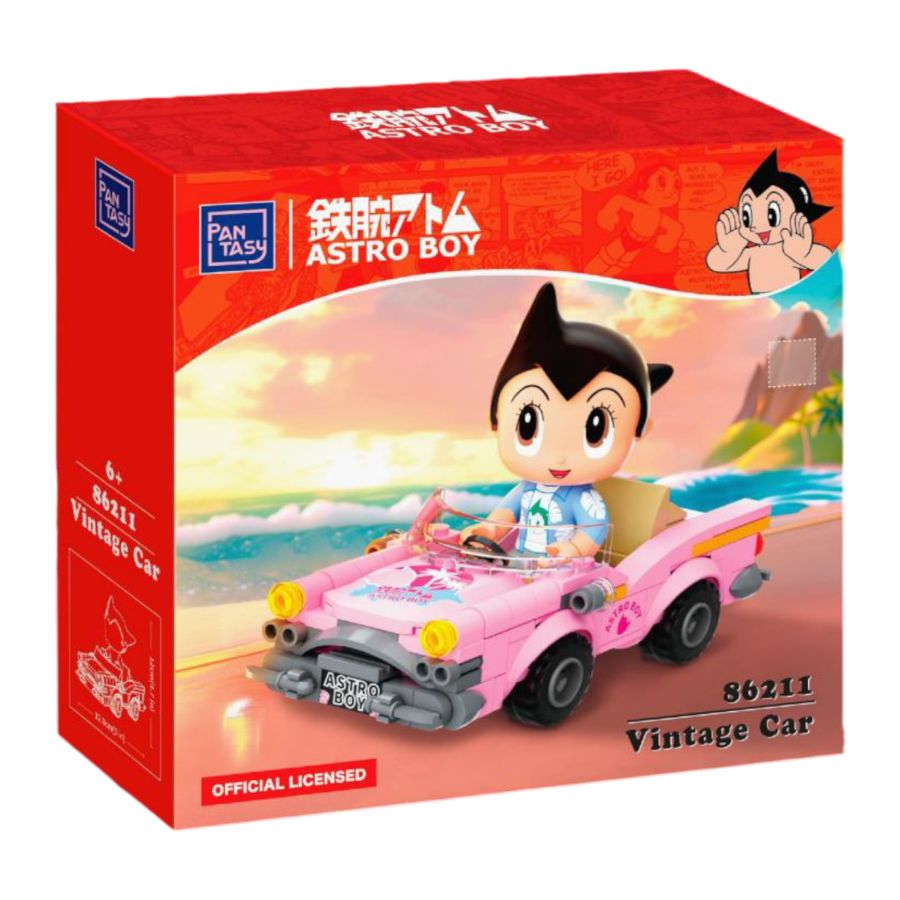 Astro Boy - Astro Boy in Vintage Car Construction Set (130 Piece Kit ...