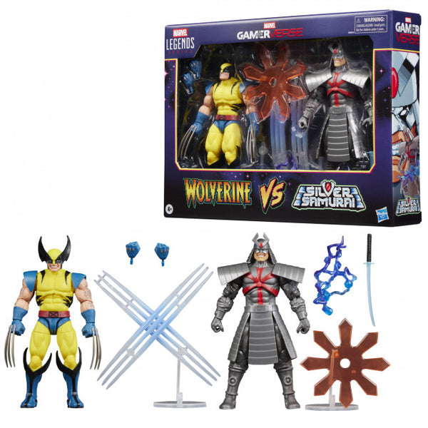 Marvel Legends Series Gamerverse Wolverine vs Marvel's Silver Samurai ...