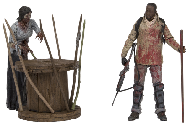 The Walking Dead - TV Series - Morgan with Impaled Walker & Spike Trap ...