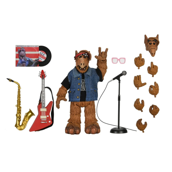 Alf - Alf Born to Rock Ultimate 7" Scale Action Figure – Dee Pop ...